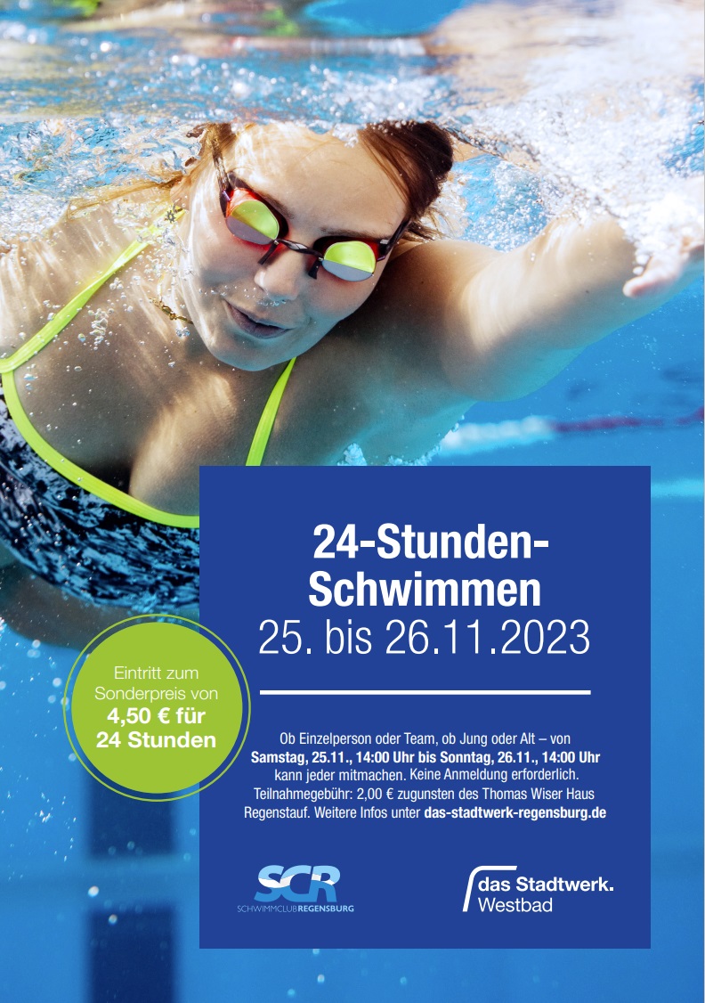 24-Stunden- Schwimmen 25. bis 26.11.2023 – SCR